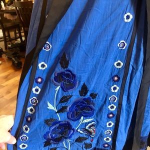 Lithe | Dresses | Anthropologie Dress By Lithe Beautiful Embroidery ...